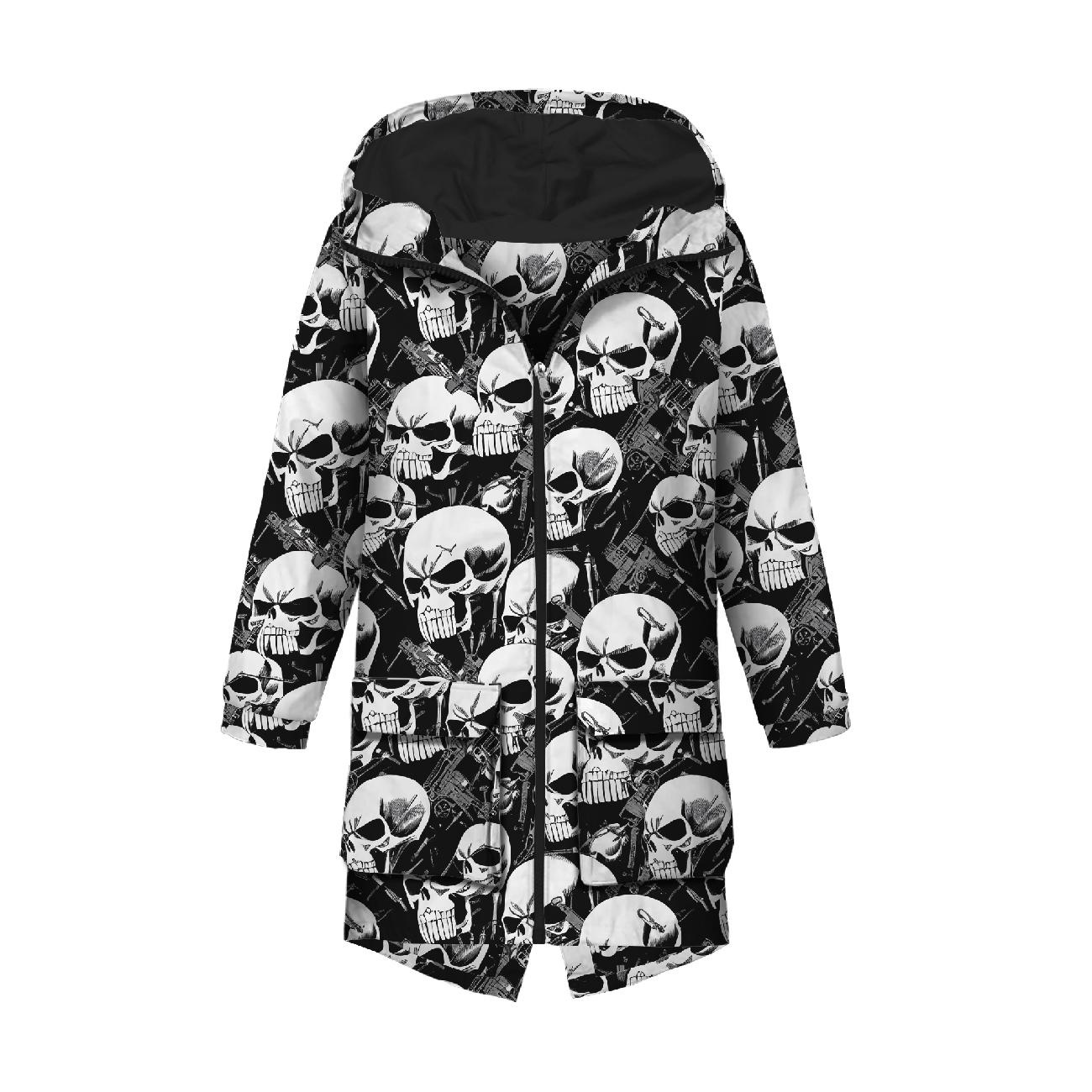 PARKA MĘSKA (TOM) - BAD SKULLS - zestaw do uszycia --wybierz materiał ...