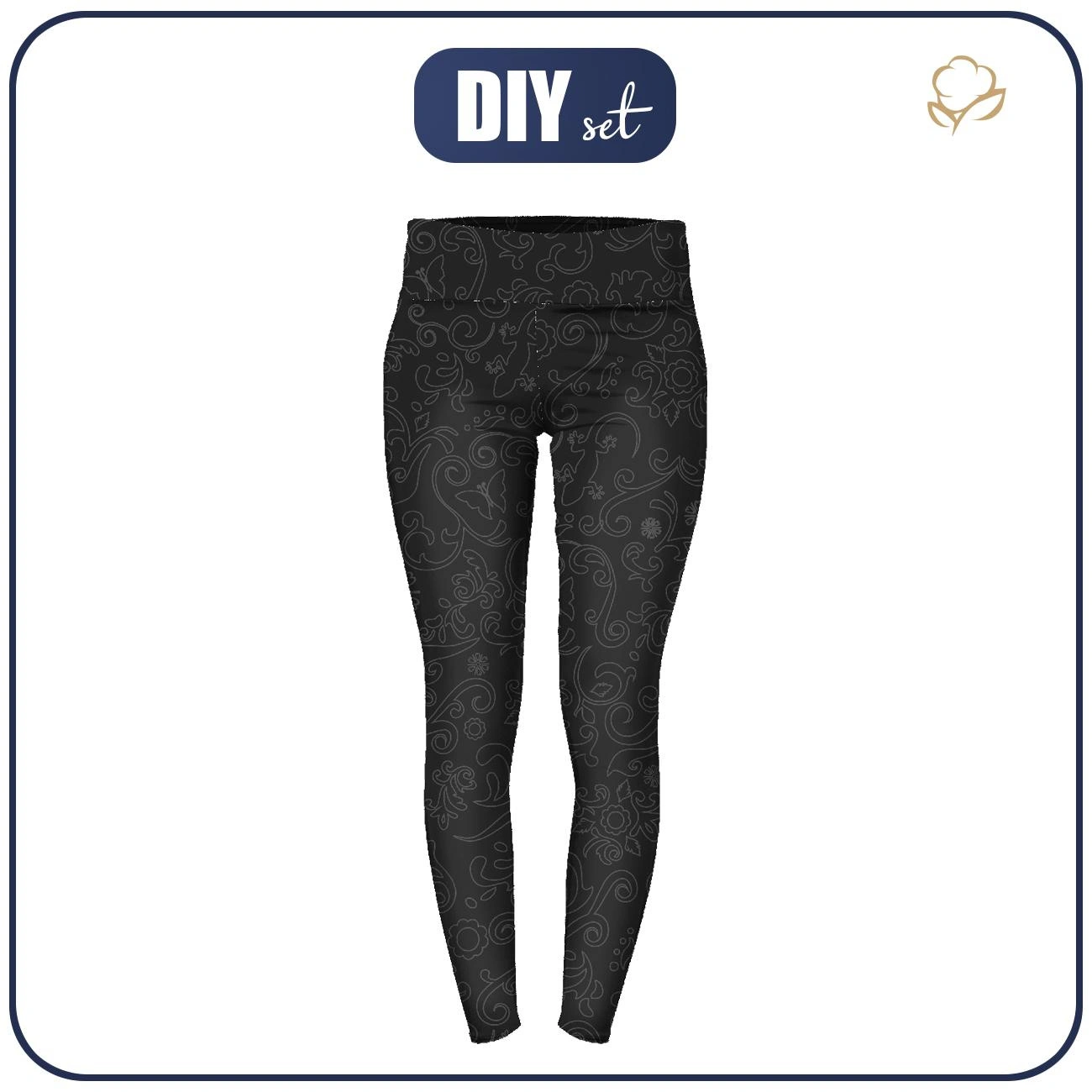 DAMEN THERMO LEGGINGS (GRETA) - ETNO / Kontur - Nähset --Werkstoff ...