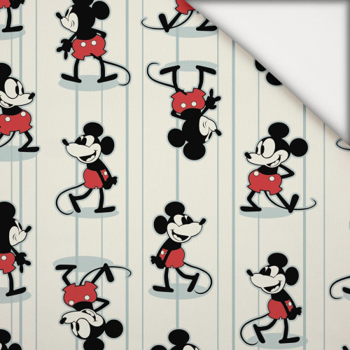 MOUSE WZ. 2 - lekka dzianina drapana - Lekka dzianina drapana 200g - Dresówki drapane - Materiał ...